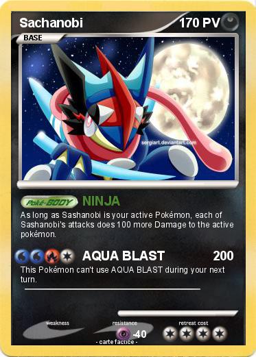 Pokémon Sachanobi 12 12 - NINJA - Ma carte Pokémon