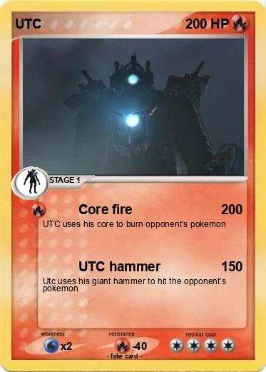 Pokémon UTC - Core fire - My Pokemon Card