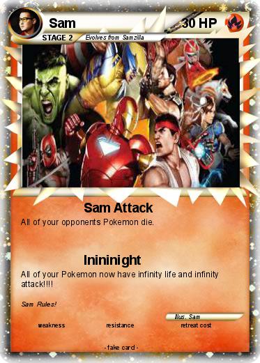 Pokémon Sam 1049 1049 - Sam Attack - My Pokemon Card