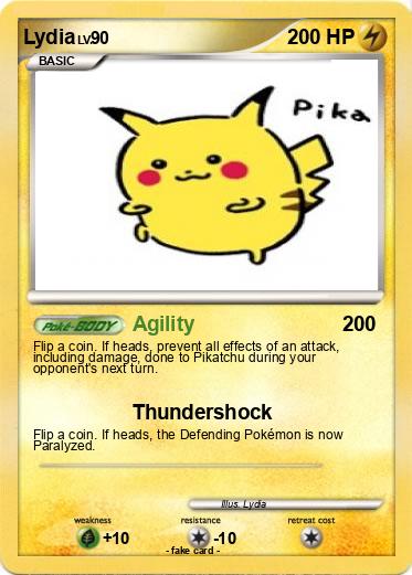 Pokémon Lydia 86 86 - Agility - My Pokemon Card