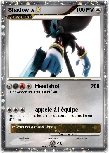 Pokémon Shadow 8220 8220 - Headshot - Ma carte Pokémon