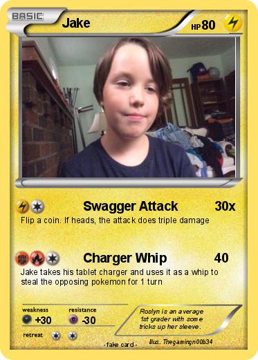 Pokémon Jake 1481 1481 - Swagger Attack - My Pokemon Card