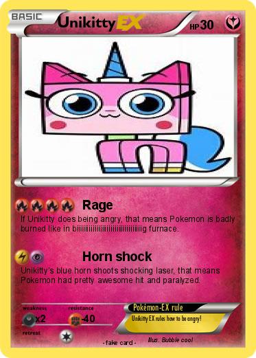 Pokémon Unikitty 135 135 - Rage - My Pokemon Card