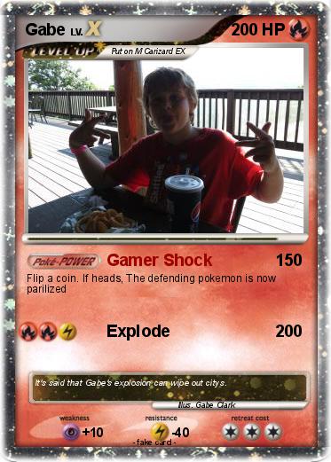 Pokémon Gabe 188 188 - Gamer Shock - My Pokemon Card