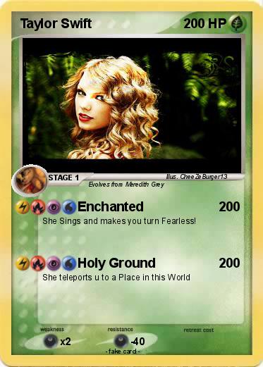Pokémon Taylor Swift 205 205 - Enchanted - My Pokemon Card