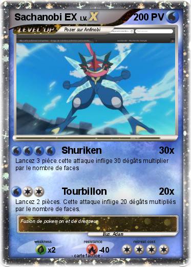 Pokémon Sachanobi EX 6 6 - Shuriken - Ma carte Pokémon