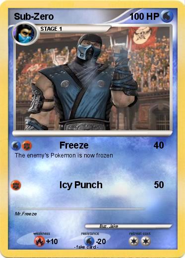 Pokémon Sub Zero 57 57 - Freeze - My Pokemon Card