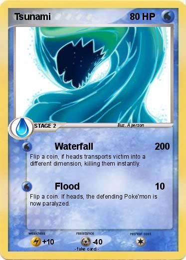 Pokémon Tsunami 145 145 - Waterfall - My Pokemon Card