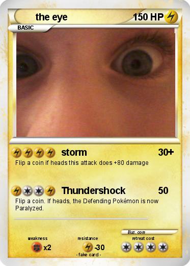 Pokémon the eye 36 36 - storm - My Pokemon Card