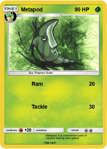 Pokémon Metapod 234 234 - Ram - My Pokemon Card