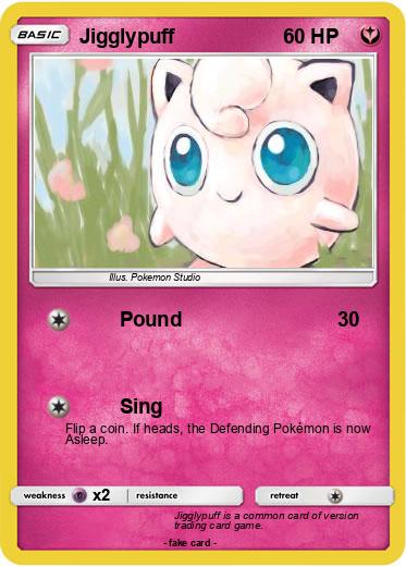 Pokémon Jigglypuff 501 501 - Pound - My Pokemon Card