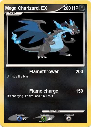 Pokémon Mega Charizard EX 437 437 - Flamethrower - My Pokemon Card