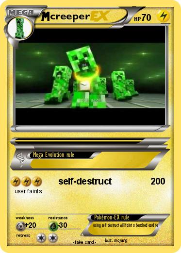Pokémon creeper 6966 6966 - self-destruct - My Pokemon Card
