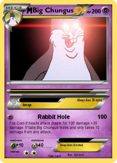 Pokémon Big Chungus 866 866 - Rabbit Hole - My Pokemon Card