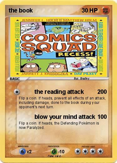 Pokémon the book 8 8 - the reading attack - My Pokemon Card