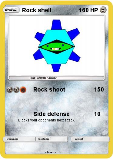 Pokémon Rock shell 2 2 - Rock shoot - My Pokemon Card