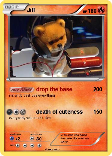 Pokémon Jiff - drop the base - My Pokemon Card
