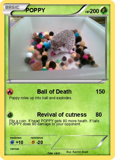 Pokémon POPPY 202 202 - Ball of Death - My Pokemon Card