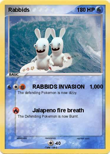 Pokémon Rabbids 10 10 - RABBIDS INVASION 1,000 - My Pokemon Card