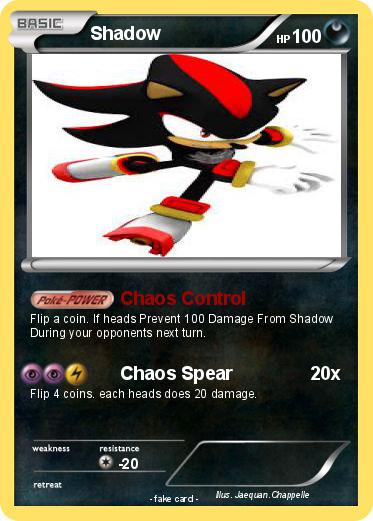 Pokémon Shadow 11013 11013 - Chaos Control - My Pokemon Card