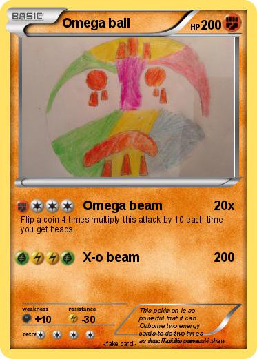 Pokémon Omega ball - Omega beam - My Pokemon Card