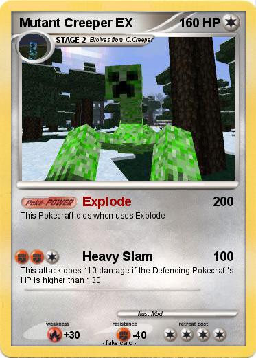 Pokémon Mutant Creeper EX 3 3 - Explode - My Pokemon Card