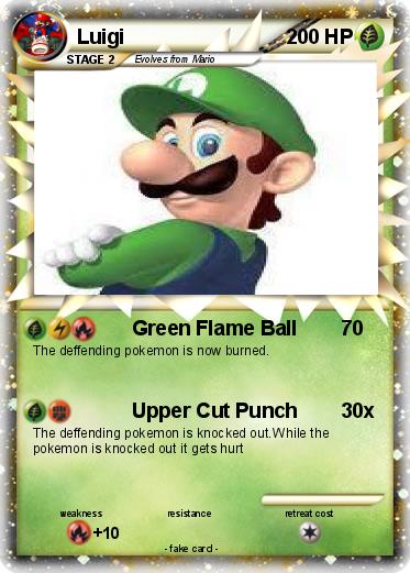 Pokémon Luigi 946 946 - Green Flame Ball - My Pokemon Card
