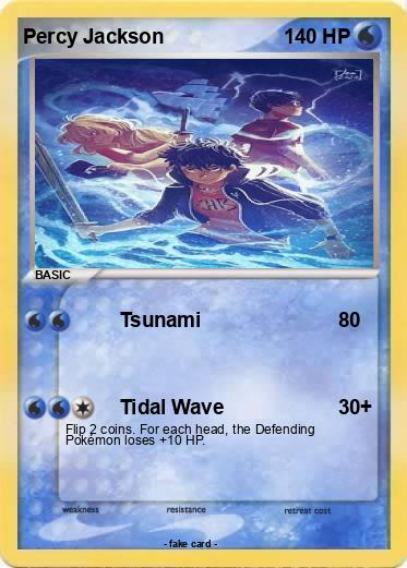 Pokémon Percy Jackson 660 660 - Tsunami - My Pokemon Card