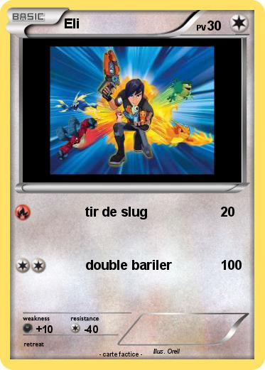 Pokémon Eli 322 322 - tir de slug - Ma carte Pokémon