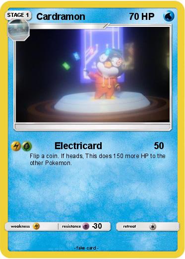Pokémon Cardramon - Electricard - My Pokemon Card