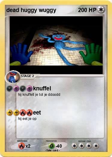 Pokémon dead huggy wuggy - knuffel - My Pokemon Card
