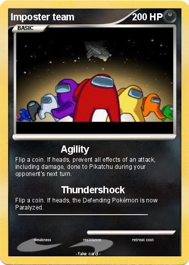 Pokémon Imposter team - Agility - My Pokemon Card