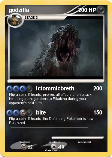 Pokémon godzilla 2460 2460 - ictommicbreth - My Pokemon Card