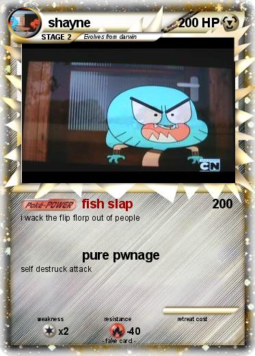 Pokémon shayne 4 4 - fish slap - My Pokemon Card