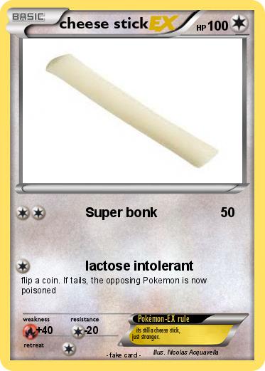 Pokémon cheese stick 3 3 - Super bonk - My Pokemon Card