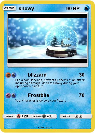 Pokémon snowy 211 211 - blizzard - My Pokemon Card