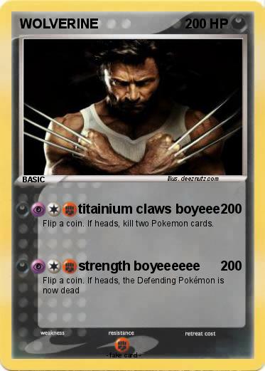 Pokémon WOLVERINE 531 531 - titainium claws boyeee - My Pokemon Card