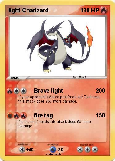 Pokémon light Charizard 10 10 - Brave light - My Pokemon Card