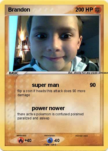 Pokémon Brandon 521 521 - super man - My Pokemon Card