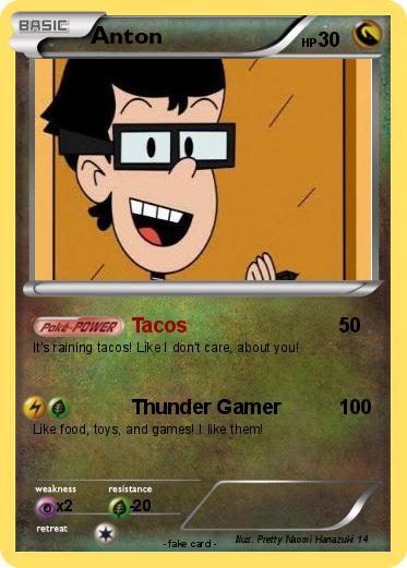 Pokémon Anton 130 130 - Tacos - My Pokemon Card