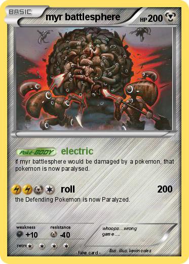 Pokémon myr battlesphere - electric - My Pokemon Card