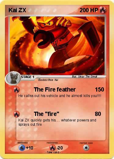Pokémon Kai ZX 114 114 - The Fire feather - My Pokemon Card