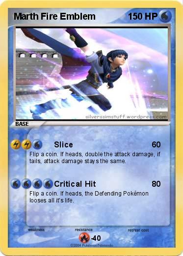 Pokémon Marth Fire Emblem - Slice - My Pokemon Card