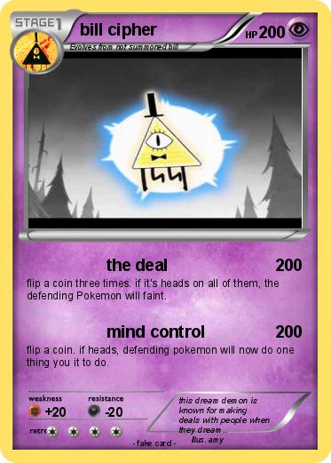 Pokémon bill cipher 125 125 - the deal - My Pokemon Card