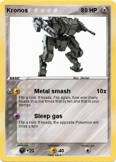 Pokémon Kronos 101 101 - Metal smash - My Pokemon Card