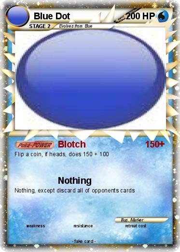 Pokémon Blue Dot - Blotch 150+ - My Pokemon Card
