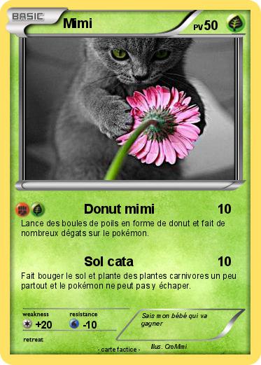 Pokémon Mimi 810 810 - Donut mimi - Ma carte Pokémon