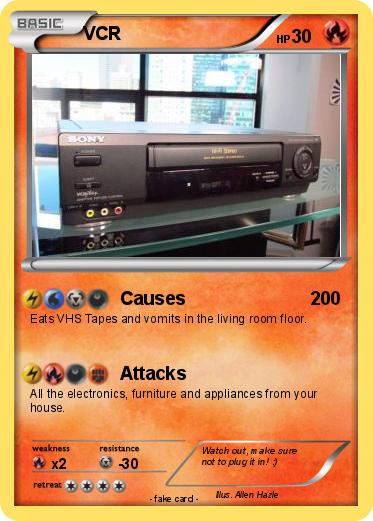 Pokémon VCR 1 1 - Causes - My Pokemon Card