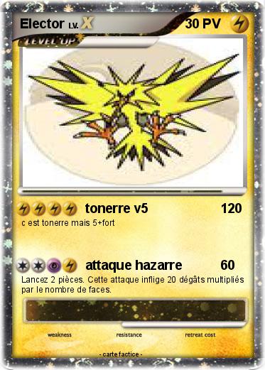Pokémon Elector 260 260 - tonerre v5 - Ma carte Pokémon