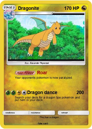 Pokémon Dragonite 1335 1335 - Roar - My Pokemon Card